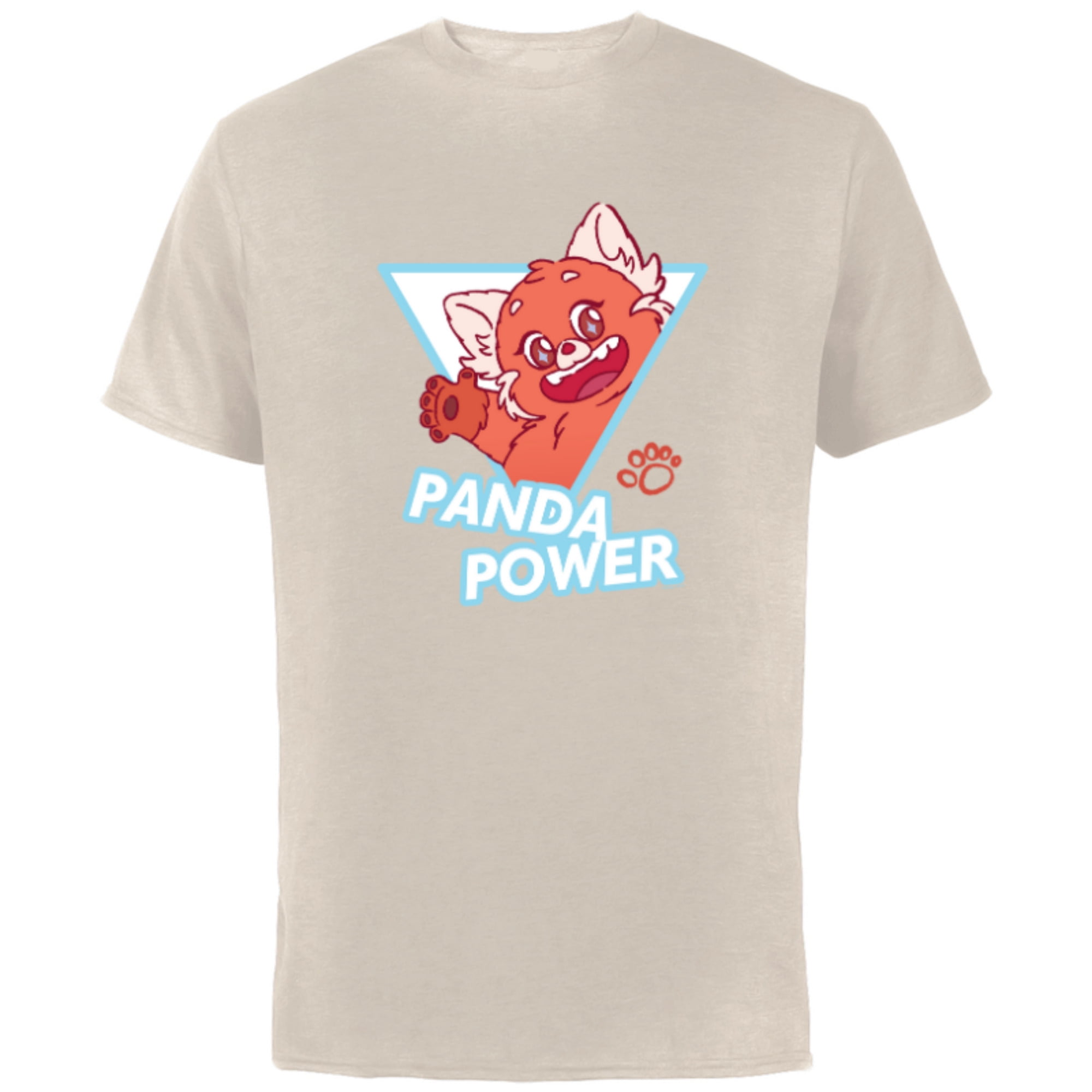 Disney and Pixar’s Turning Red Fluffy Cute Mei Panda Power - Short Sleeve Cotton T-Shirt for ...