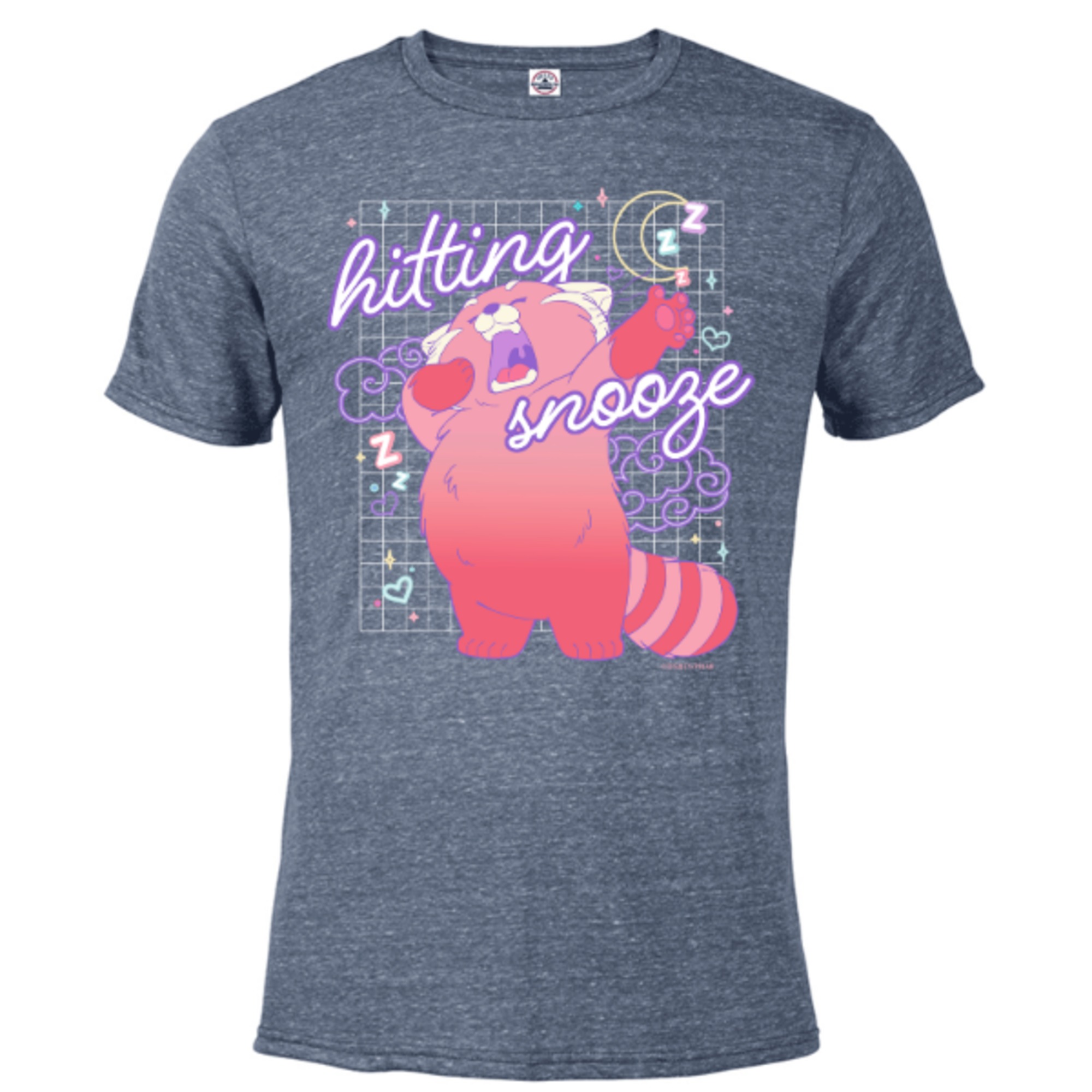 Disney and Pixar’s Turning Red Hitting Snooze - Short Sleeve Blended T ...