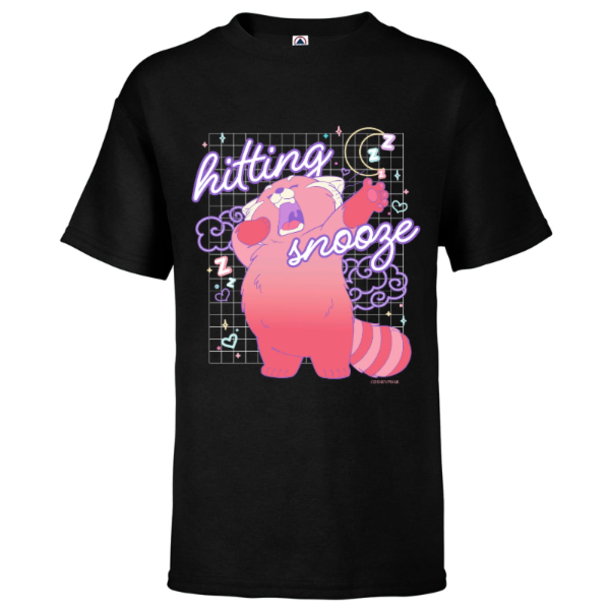 Disney and Pixar’s Turning Red Hitting Snooze - Short Sleeve T-Shirt ...