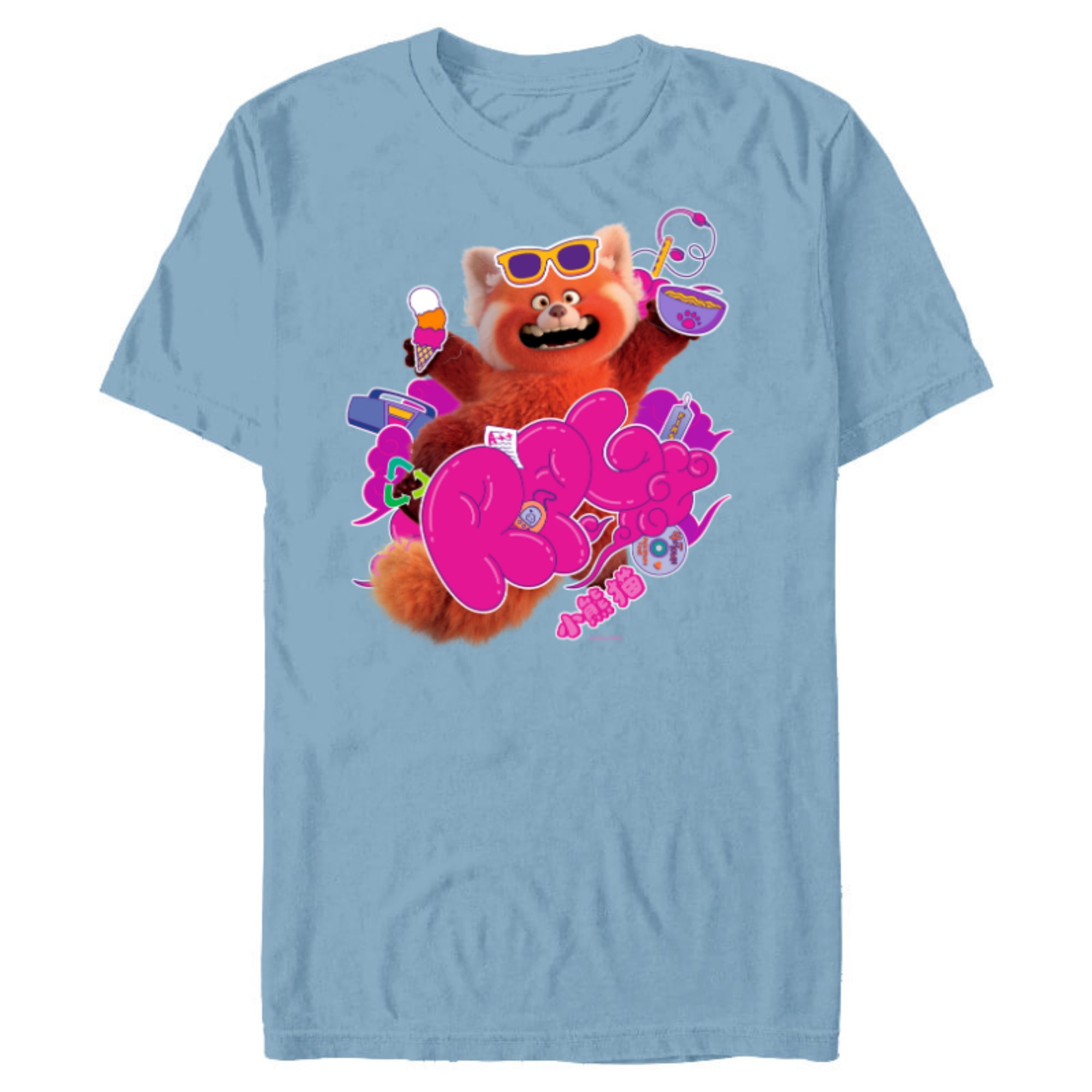 Disney and Pixar’s Turning Red RPG Cute Panda - Short Sleeve Blended T ...