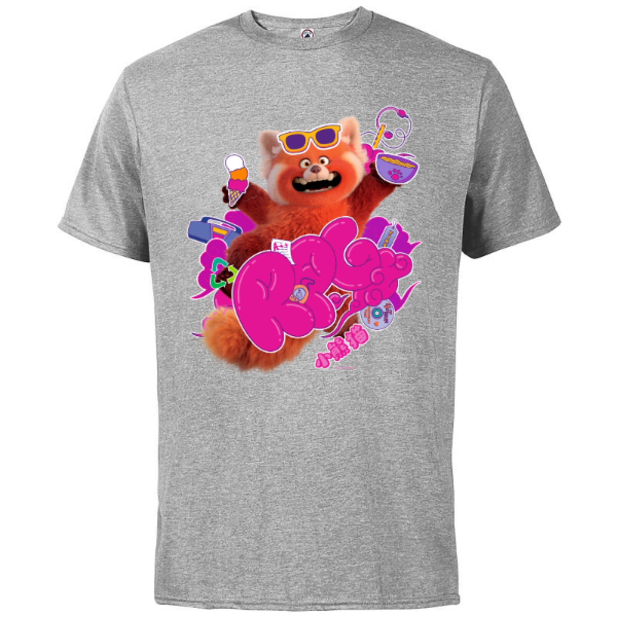Disney and Pixar’s Turning Red RPG Cute Panda - Short Sleeve Cotton T ...