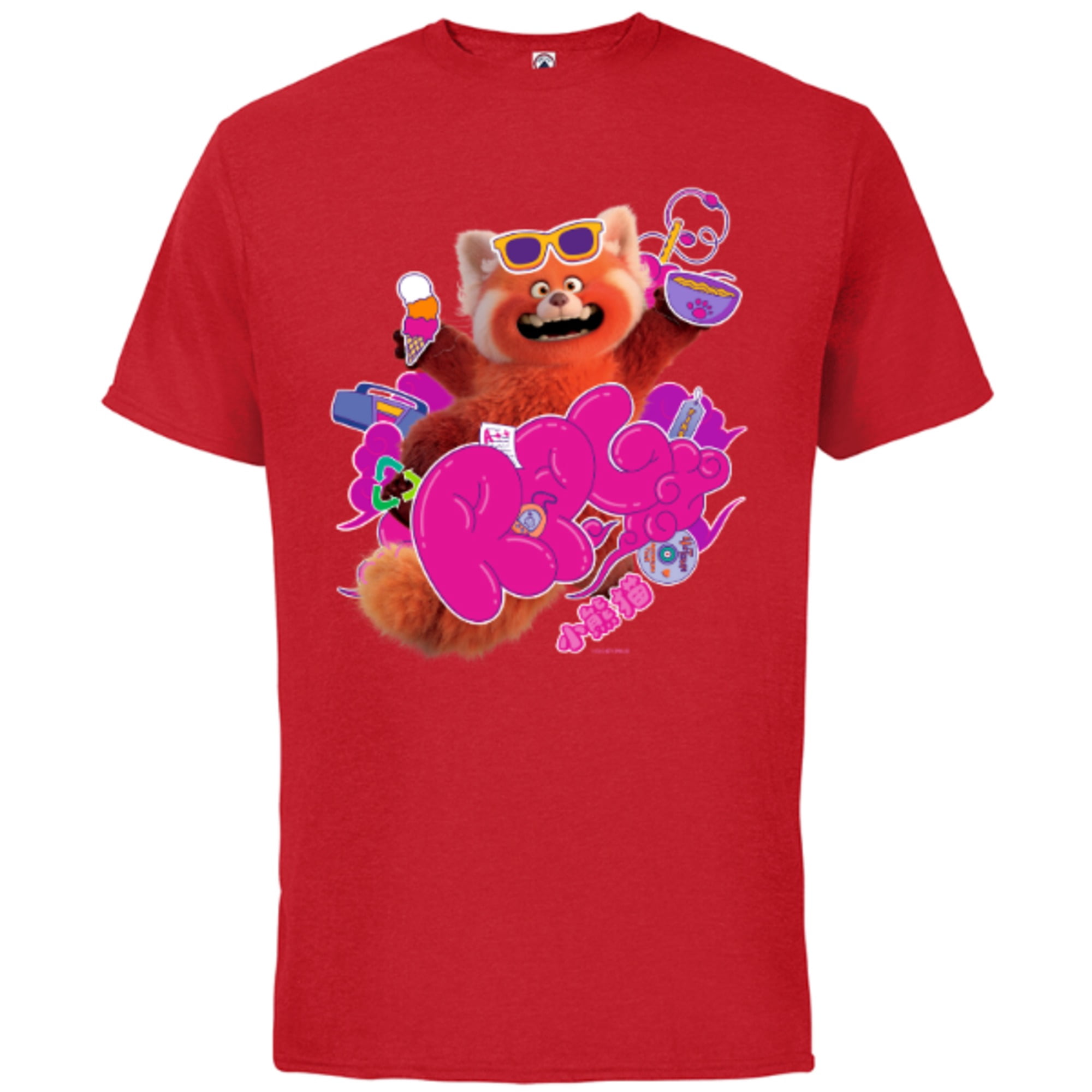 Disney and Pixar’s Turning Red RPG Cute Panda - Short Sleeve Cotton T ...