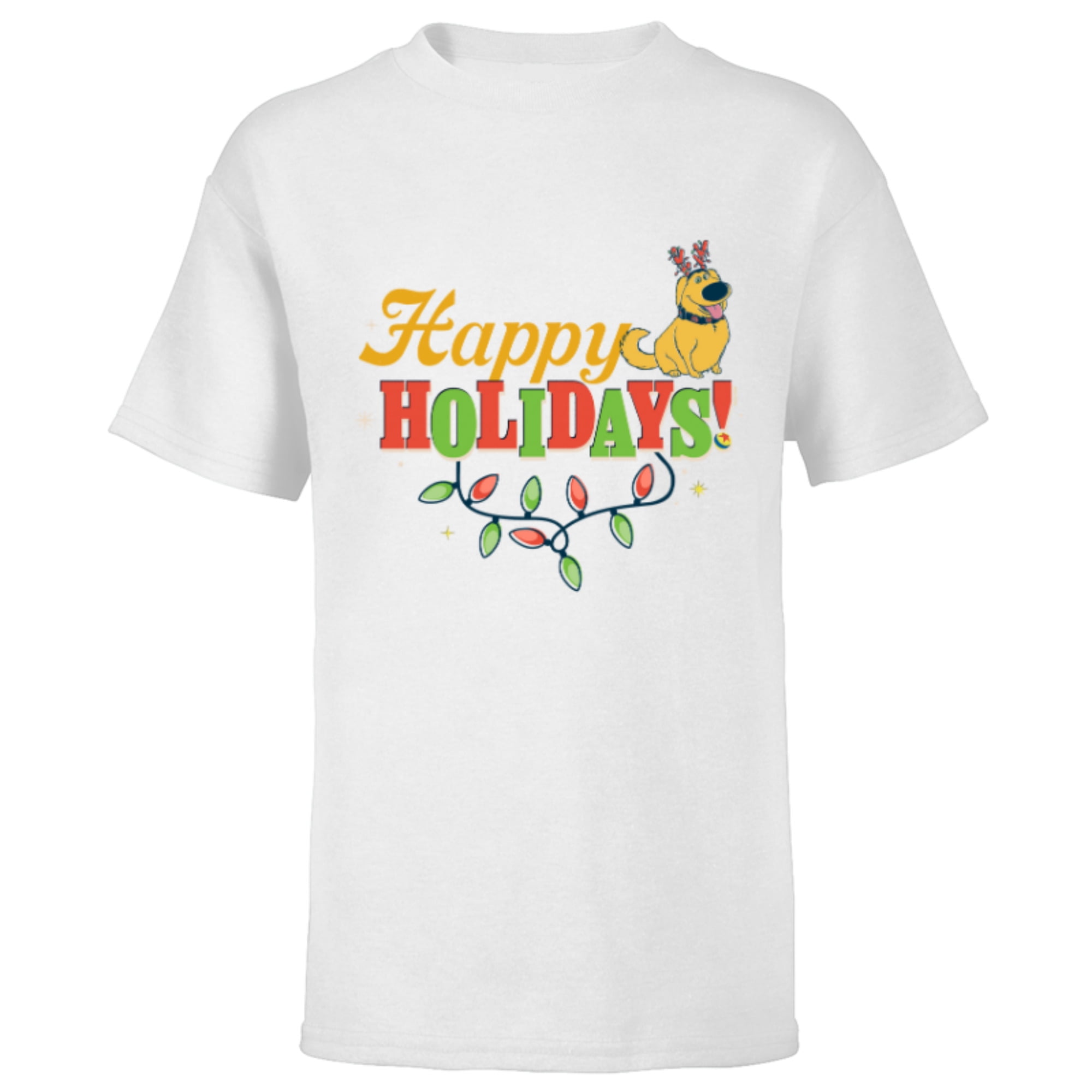 Disney and Pixar’s Up Dug Christmas Lights Happy Holidays - Short ...
