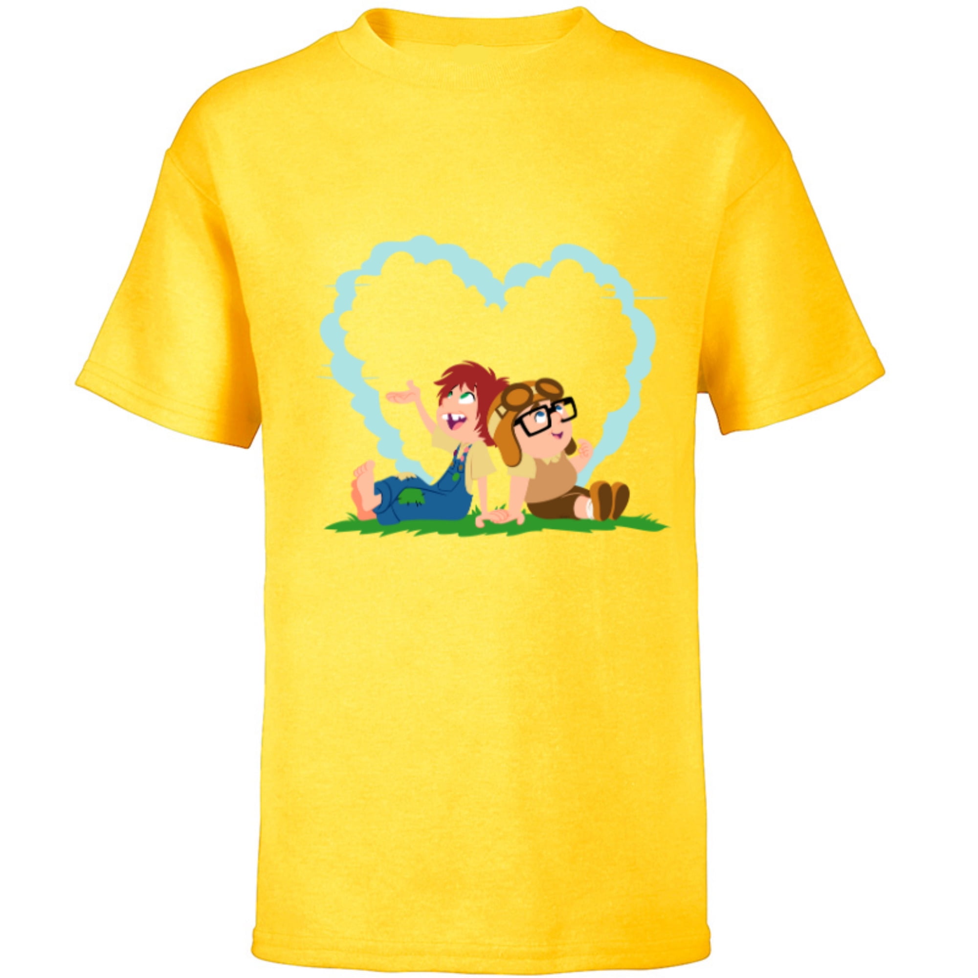 Disney and Pixar’s Up Young Carl and Ellie Dreaming - Short Sleeve T ...