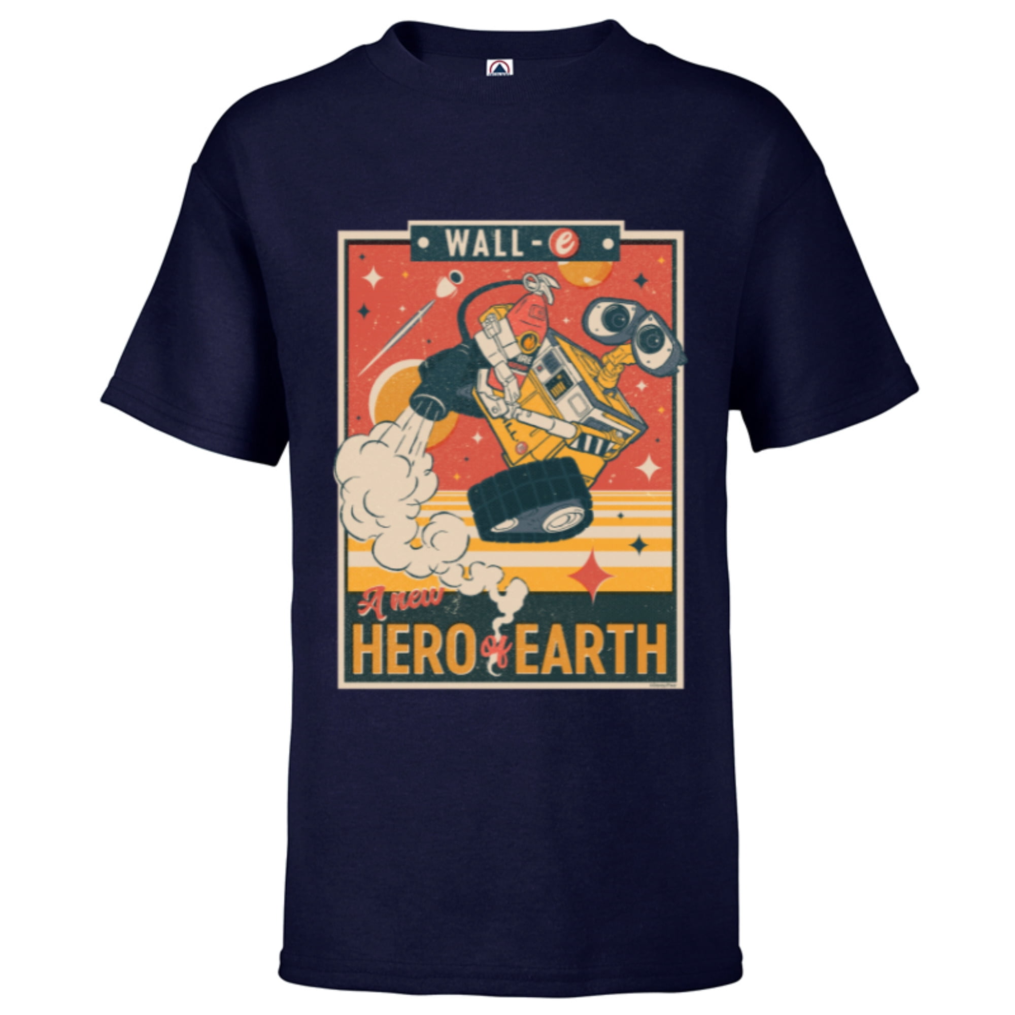 Disney and Pixar’s Wall-E A New Hero of Earth - Short Sleeve T-Shirt ...