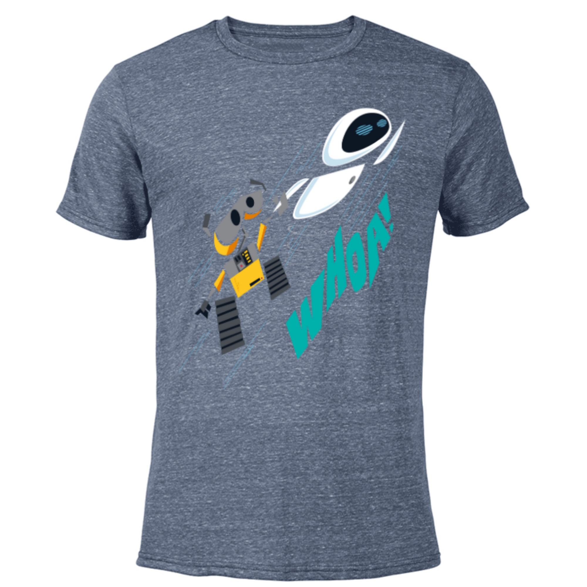 Disney and Pixar’s Wall-E and EVE Whoa! - Short Sleeve Blended T-Shirt ...