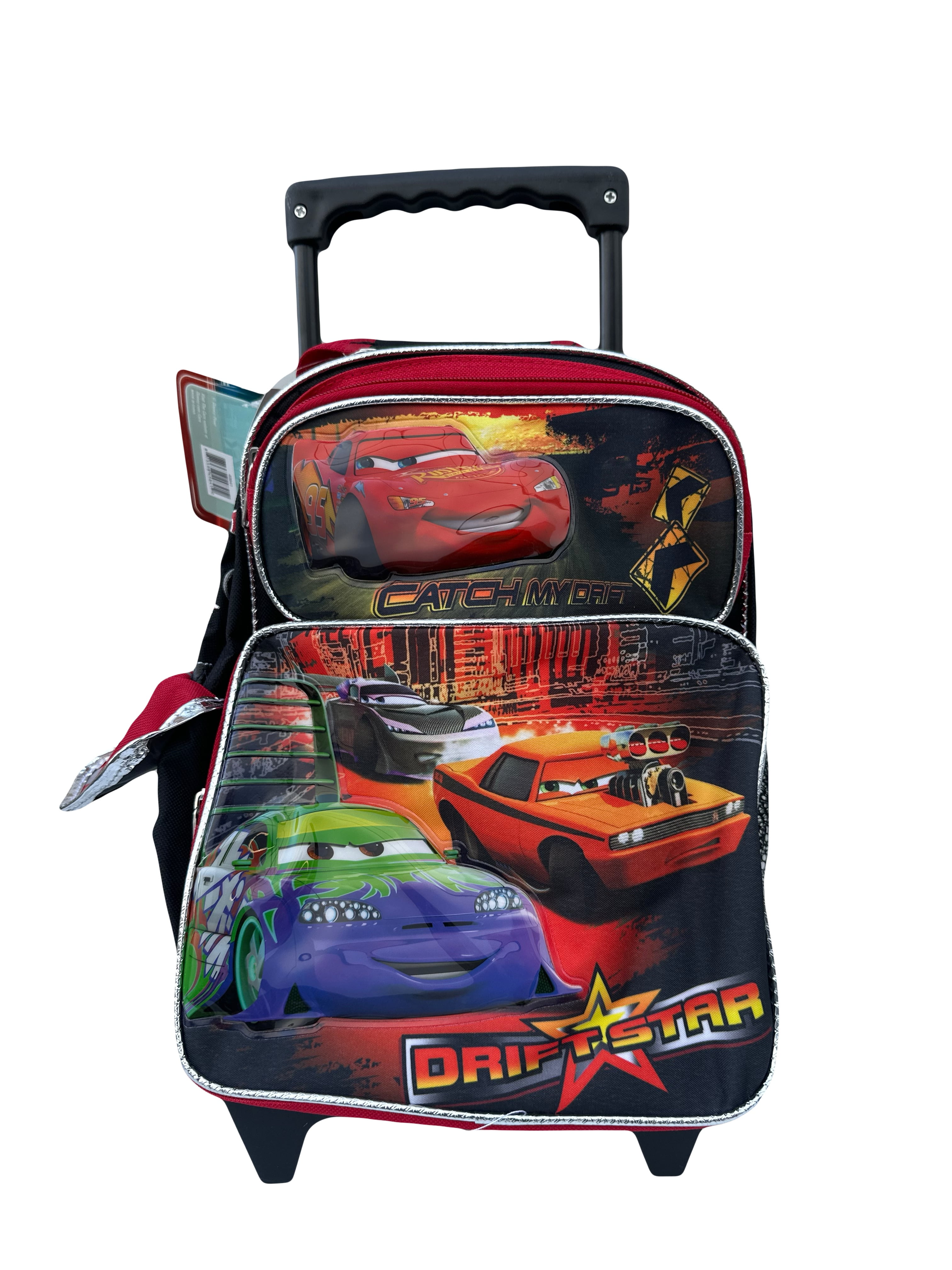 Disney CARS Drift Star Kids Small Rolling Backpack with Wheels - Pre-K ...