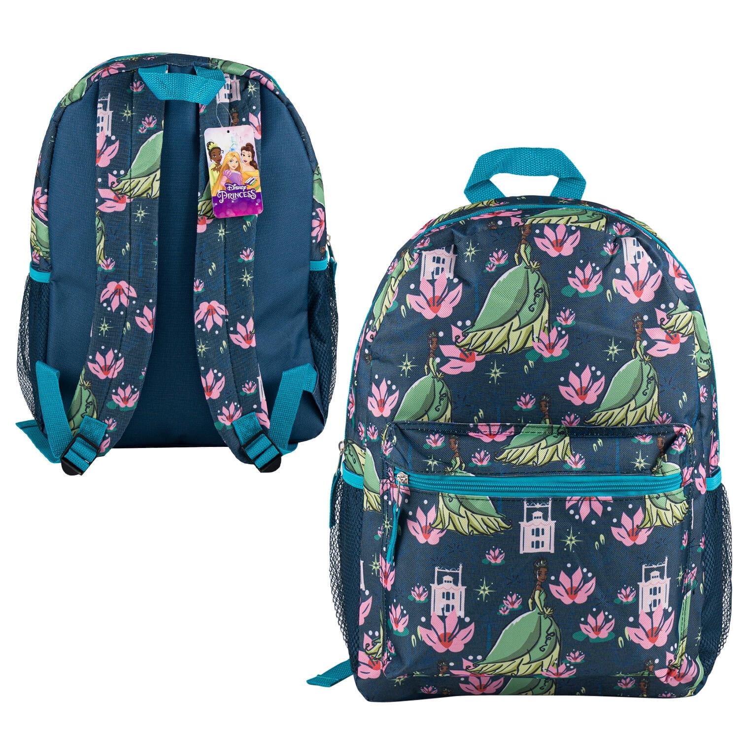Disney by Princess Tiana 16 in Unisex Allover Print Backpack - Walmart.com