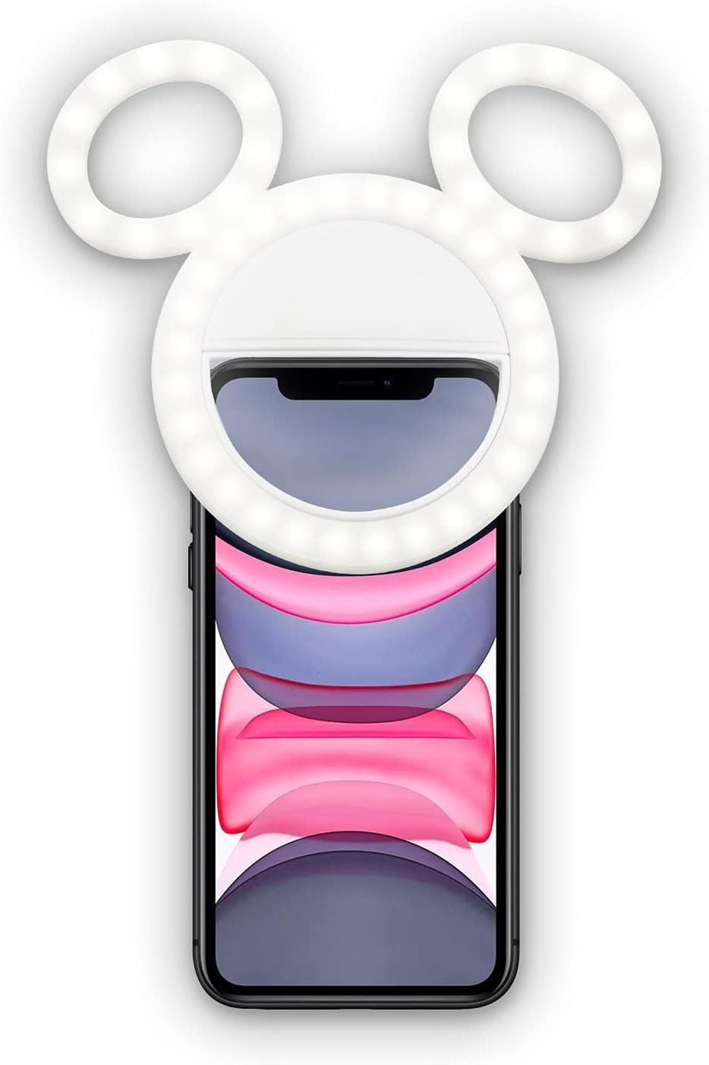 Disney iJoy Mickey Mouse Clip On Selfie Ring Light for Phone ...