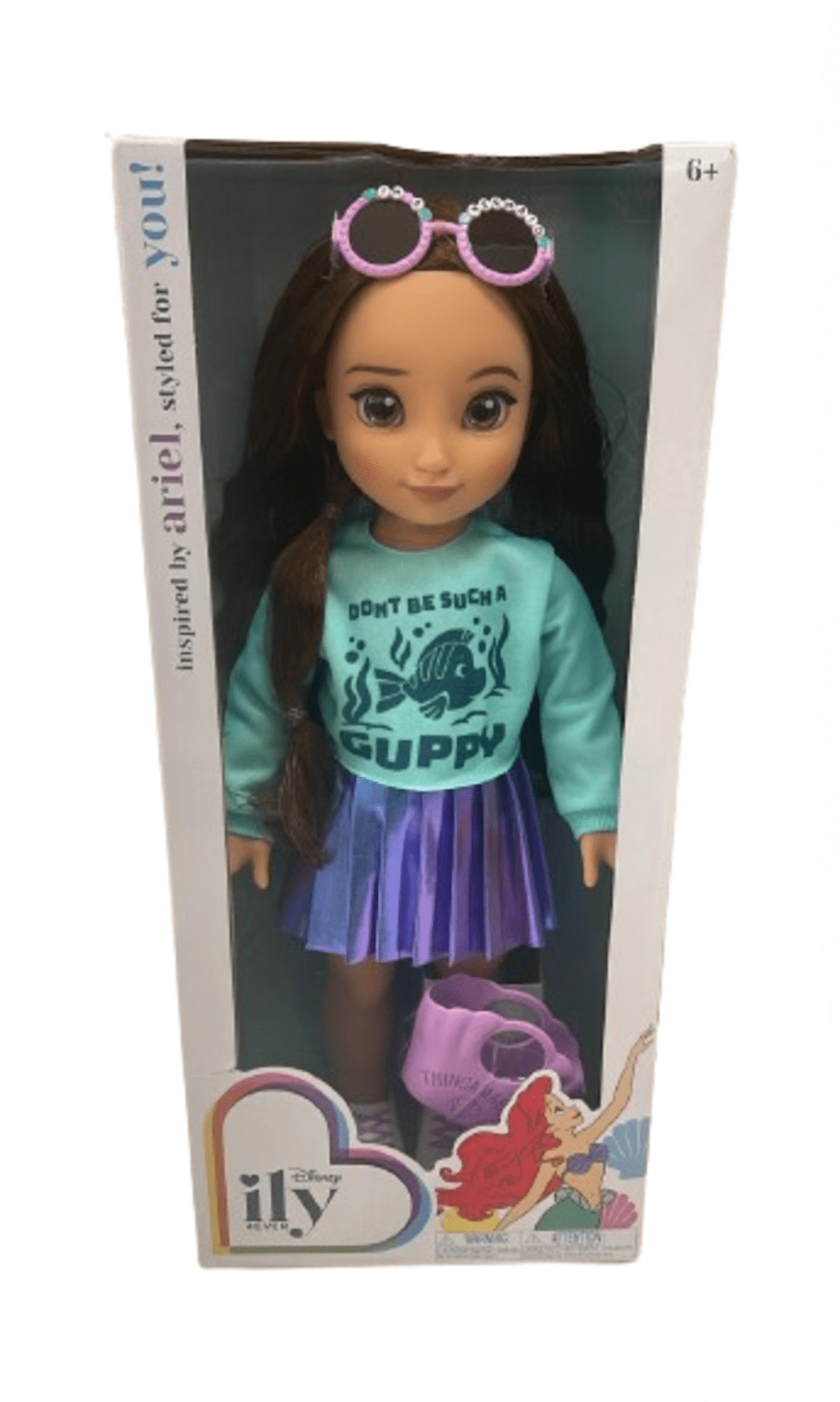 Disney ily 4EVER Ariel 18" Doll, Don't Be Such a Guppy, Box - Walmart.com