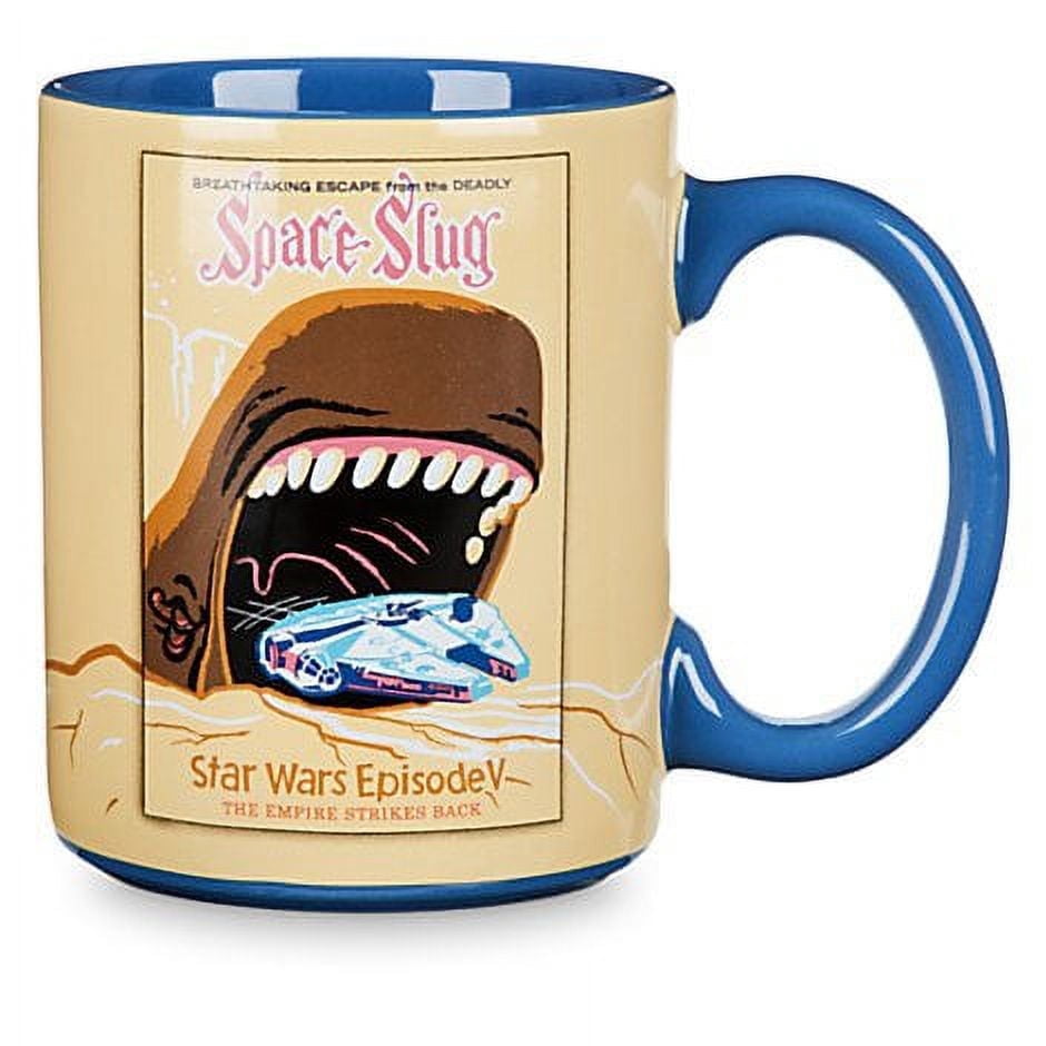 Disney Star Wars 16 oz Coffee Mug - Millennium Falcon Space Slug Poster ...