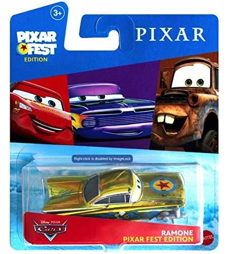 Disney Cars Pixar Fest Edition Yellow Ramone 1:55 Scale Diecast ...
