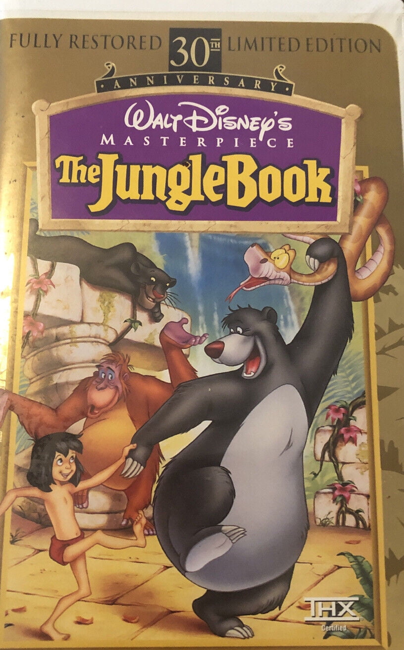 Disney's 30th Anniversary Limited Edition 1997 The Jungle Book [VHS ...
