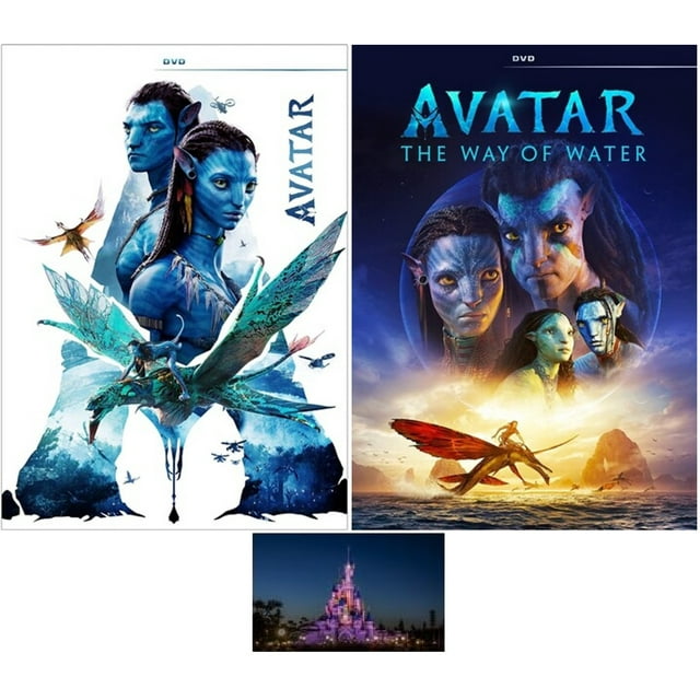 Disney's AVATAR & AVATAR 2 THE WAY OF WATER DOUBLE FEATURE 2 DVD Movie ...