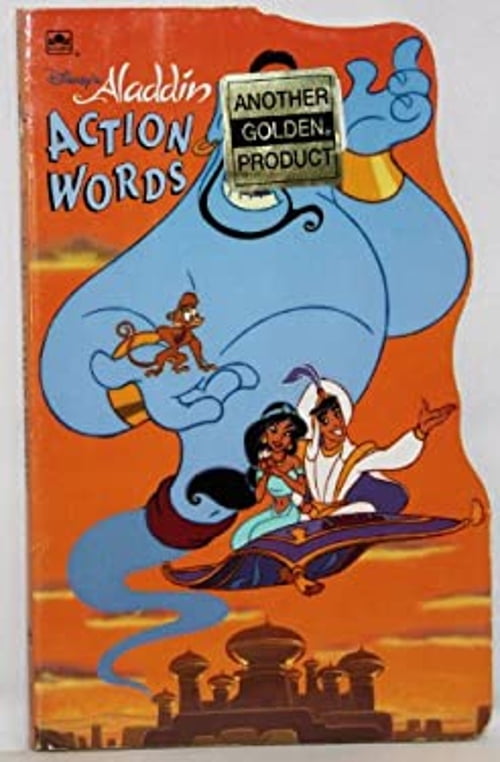 Pre-Owned Disney's Aladdin Action Words (Paperback) 9780307124951 ...