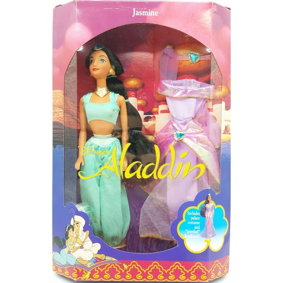 Disney's Aladdin Jasmine Doll with Palace Costume 1992 Mattel 2557 ...