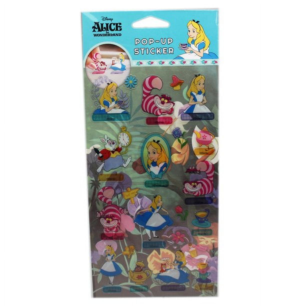 Disney's Alice in Wonderland and Other Characters Pop-Up Stickers (15 ...