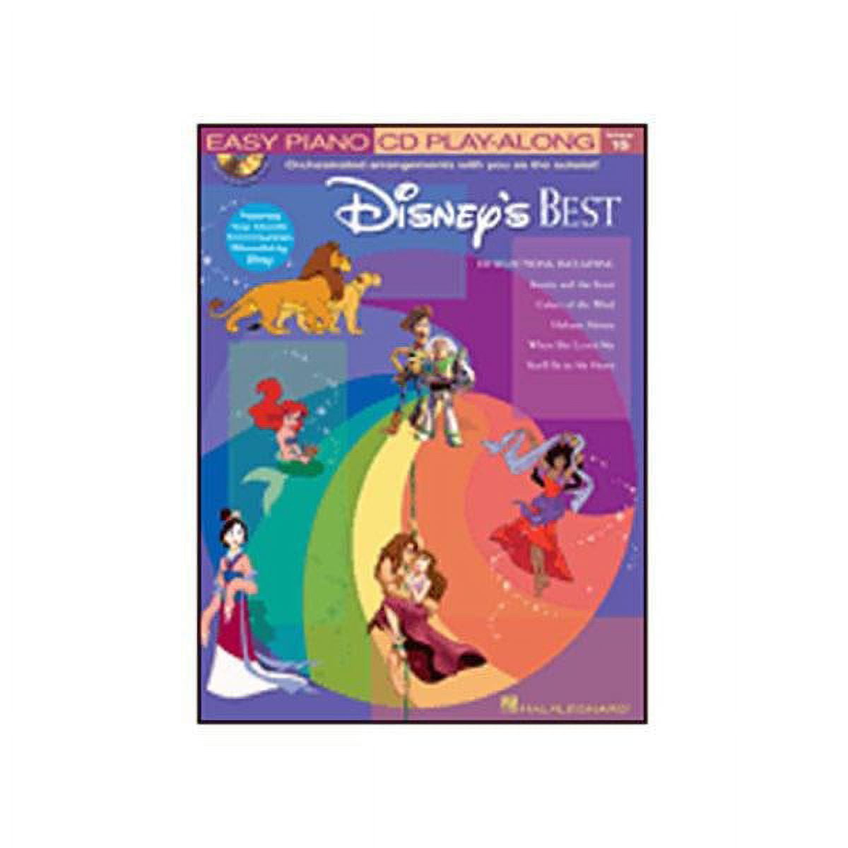 Disney's Best - Easy Piano CD Play-Along Volume 15 (Book/CD) - Walmart.com