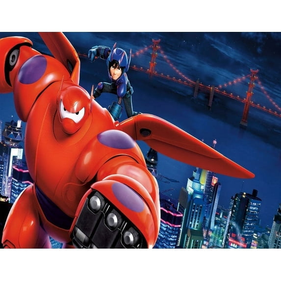 Disney's Big Hero 6 Hiro Hamada Baymax Birthday Edible Image Cake ...