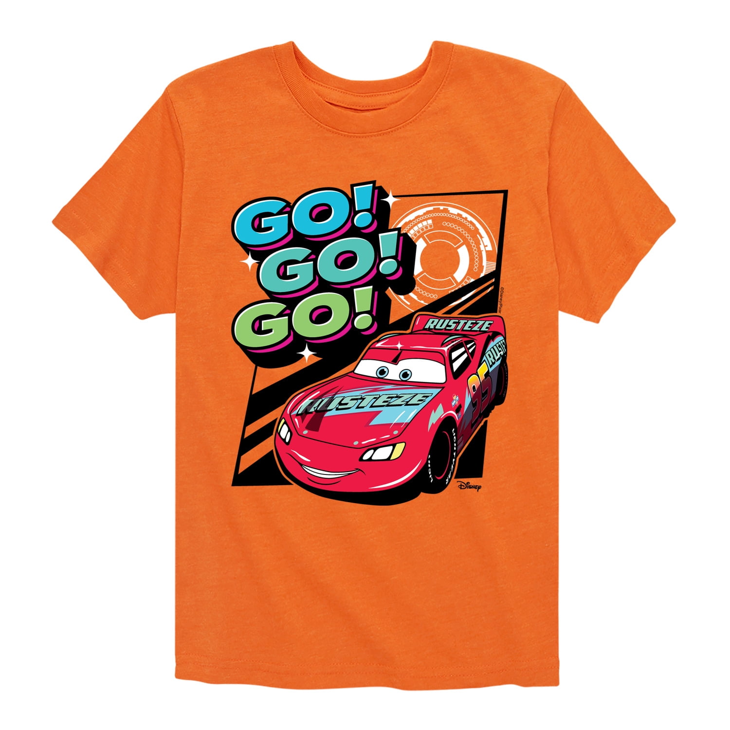 Disney's Cars - Go Go Go - Boy's Toddler & Youth Short Sleeve Graphic T ...