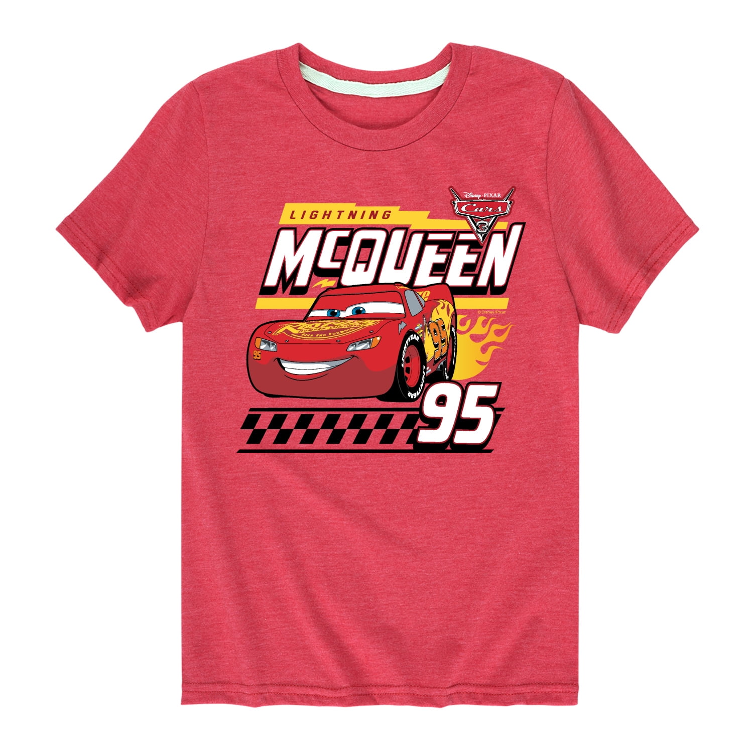 Disney's Pixar Cars Movie Tee - Lightning McQueen 95 - Toddler & Youth ...