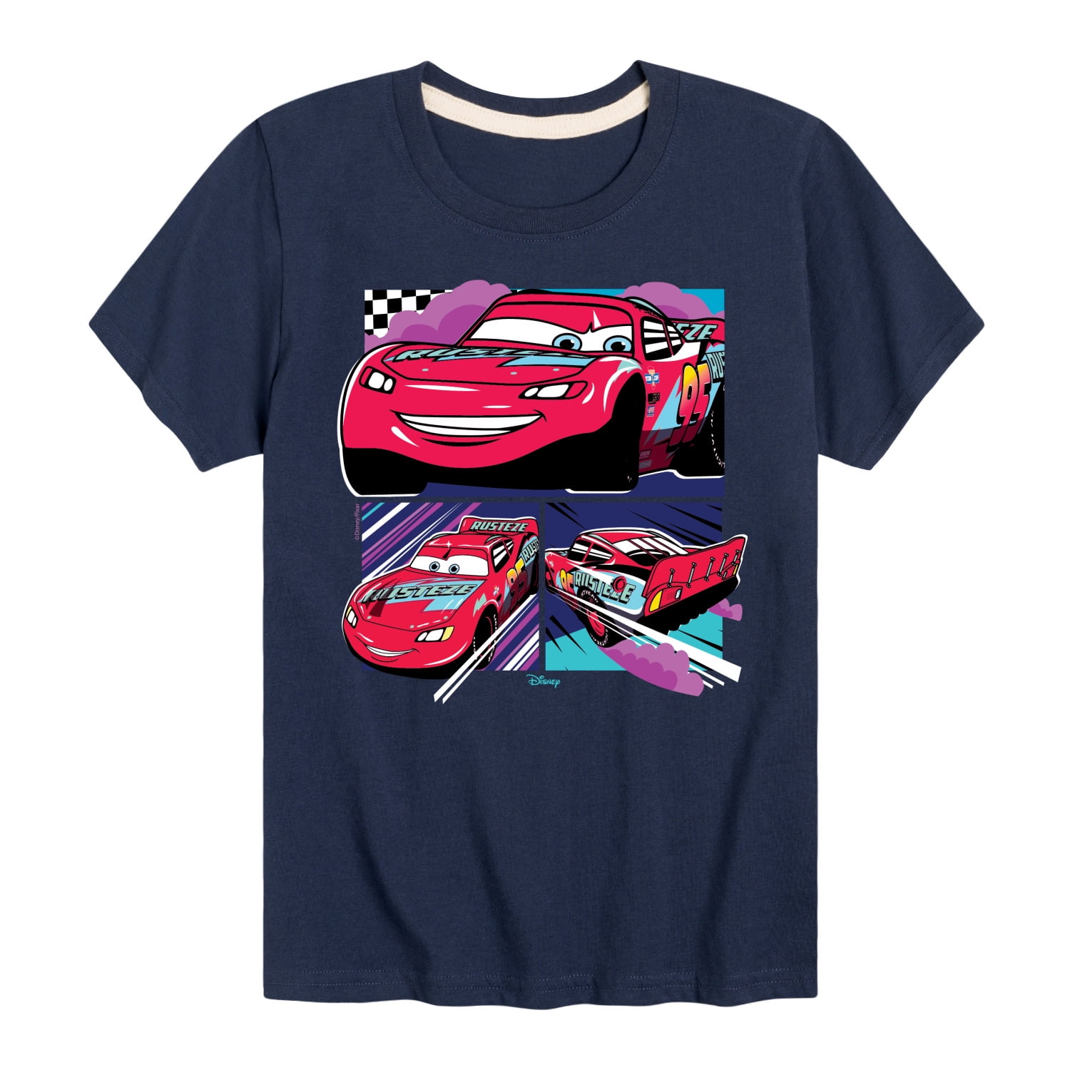 Disney's Cars - Lightning Mcqueen Finish Line - Boy's Toddler & Youth ...