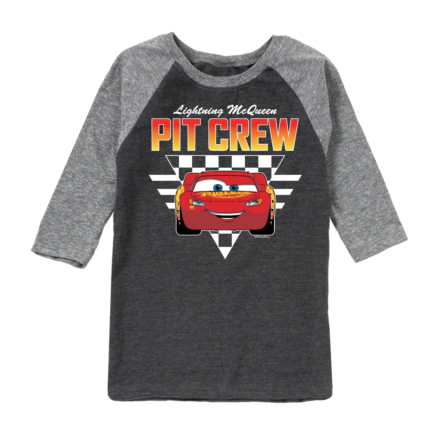 Disney's Cars - Pit Crew - Toddler And Youth Raglan Graphic T-Shirt ...