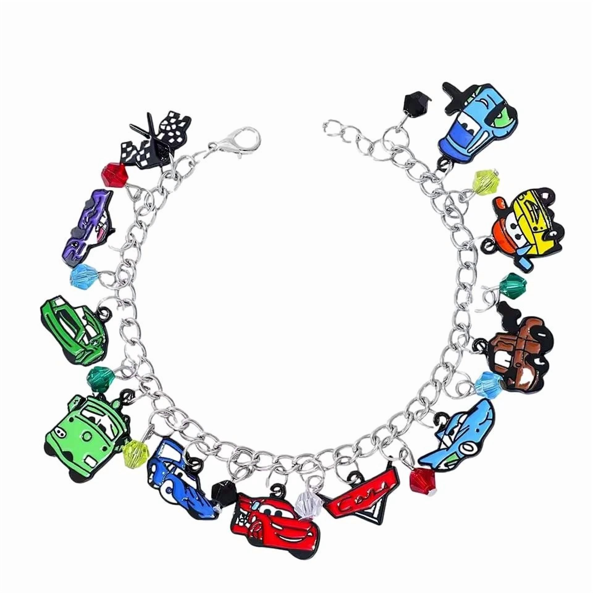 Disney's Cars Themed Charms Charm Bracelet - Walmart.com