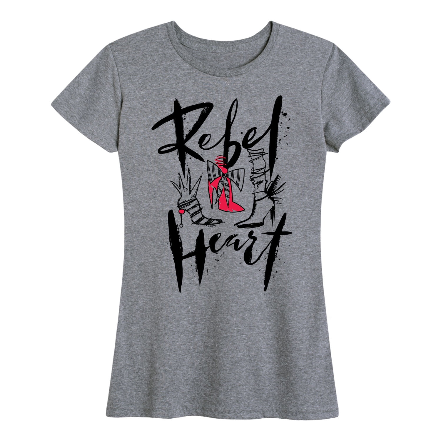 Disney's Cruella - Rebel Heart - Women's Short Sleeve Graphic T-Shirt ...