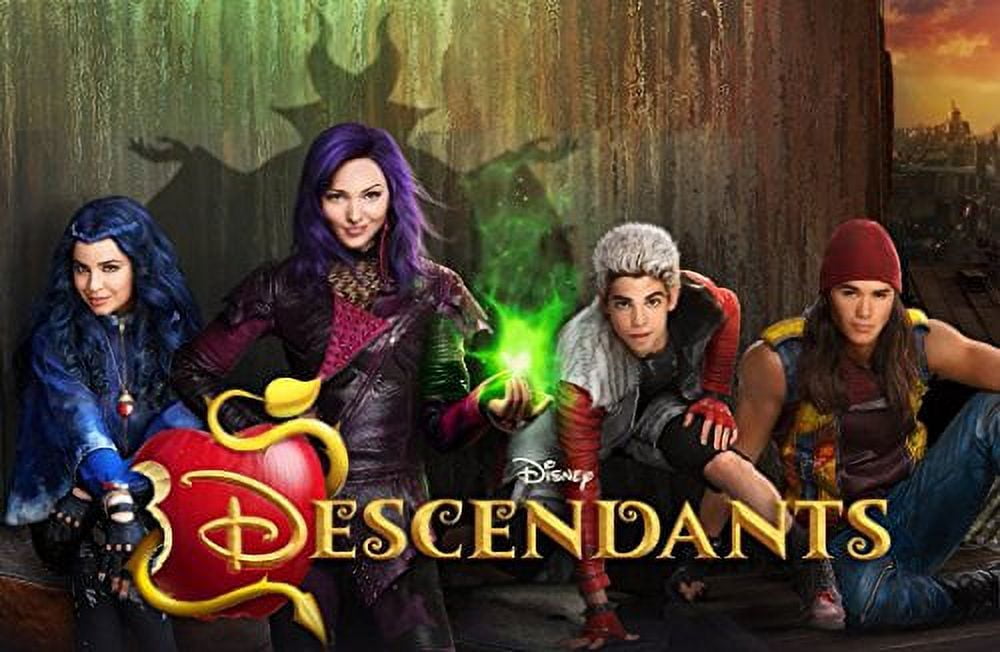 Disney's Descendants Edible Icing Image Cake Topper 1/4 Sheet Image ...