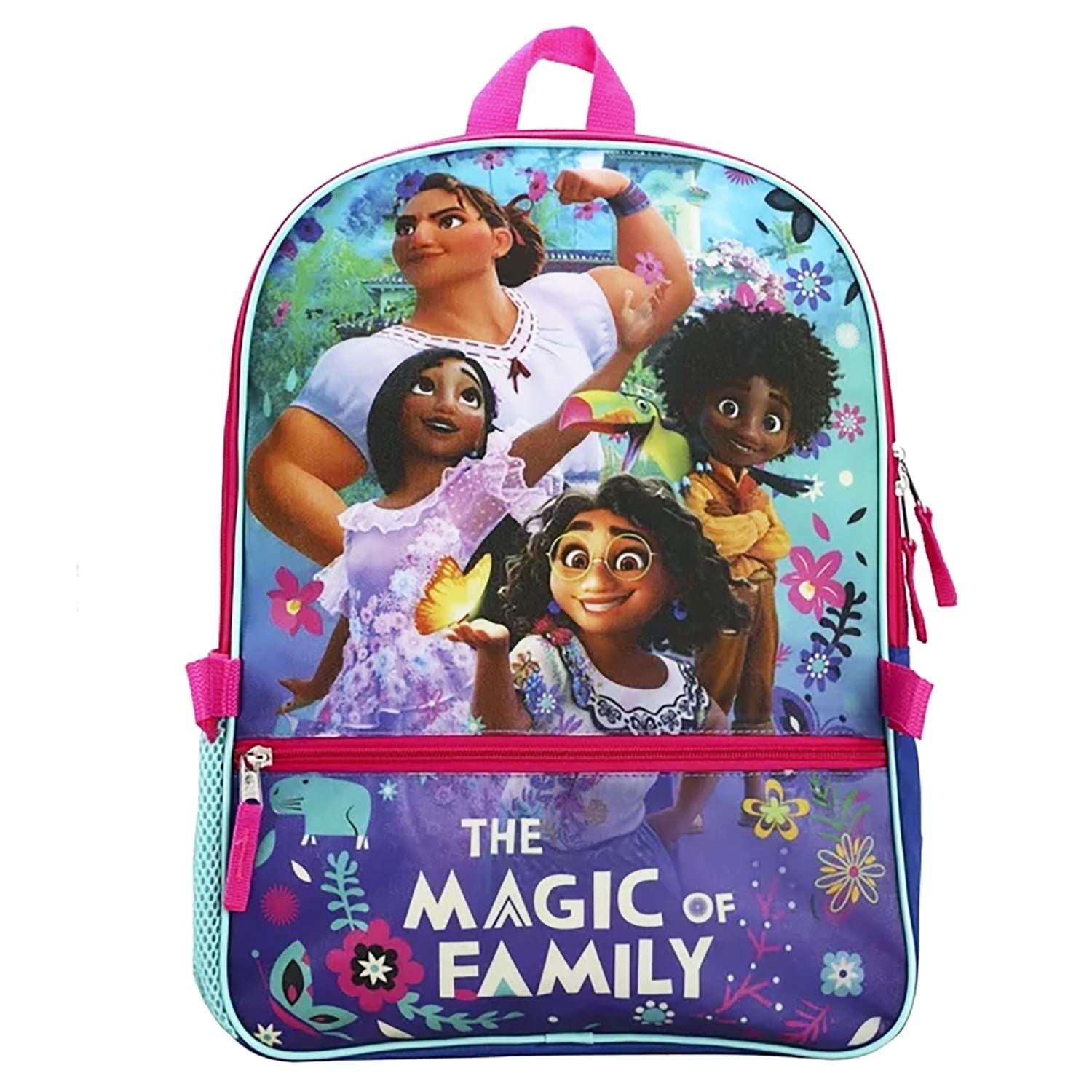 Disney's Encanto 16" Full Size Elementary School Backpack, Purple Pink ...
