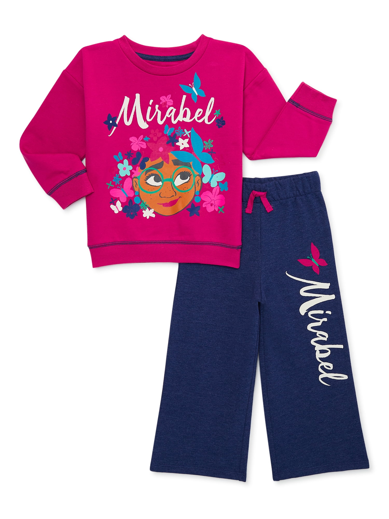 Disney's Encanto Baby and Toddler Girls Top and Pant Outfit Set, 2 ...