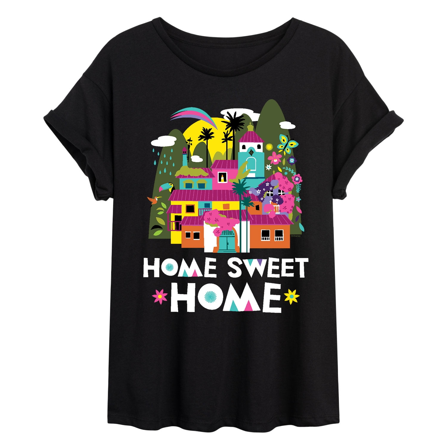 Disney's Encanto - Home Sweet Home - Juniors Ideal Flowy Muscle T-Shirt ...