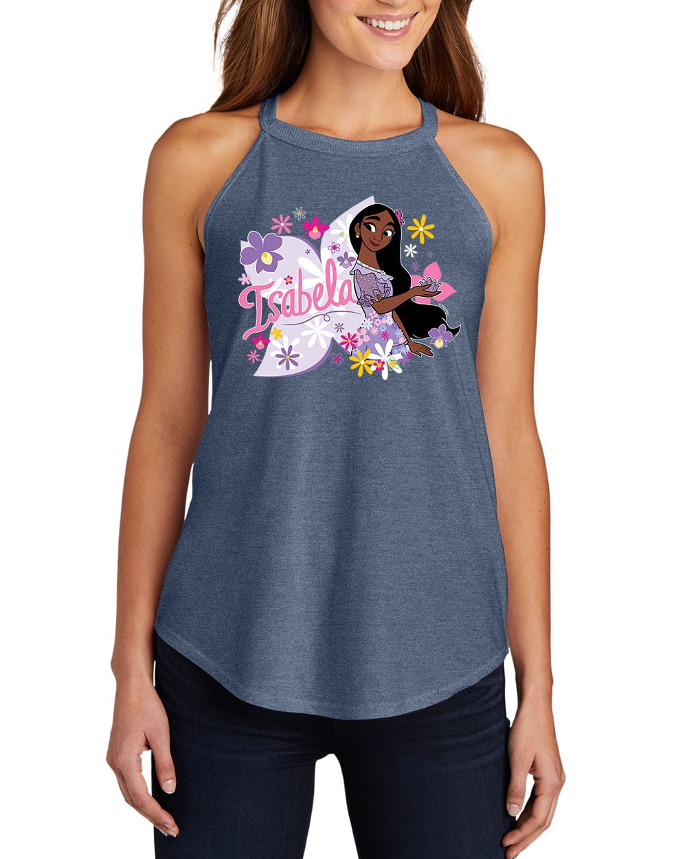 Disney's Encanto - Isabela - Juniors High Neck Tank Top - Walmart.com