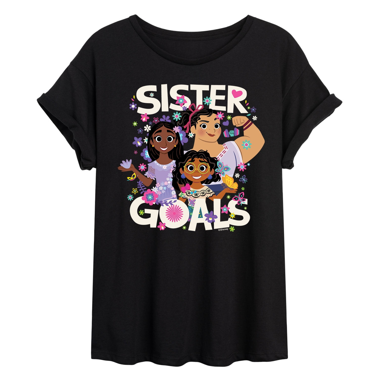 Disney's Encanto - Sister Goals - Women's Oversized T-Shirt - Walmart.com