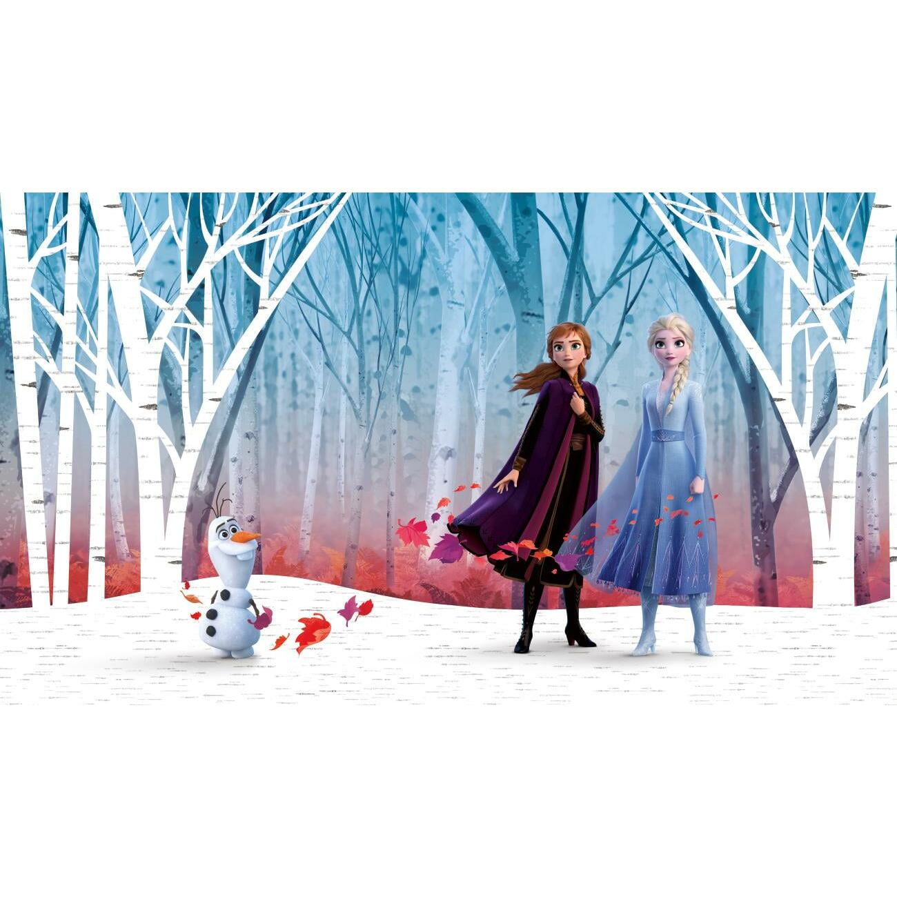 Disney's Frozen 2 Woodland Tree Peel and Stick Mural - Walmart.com