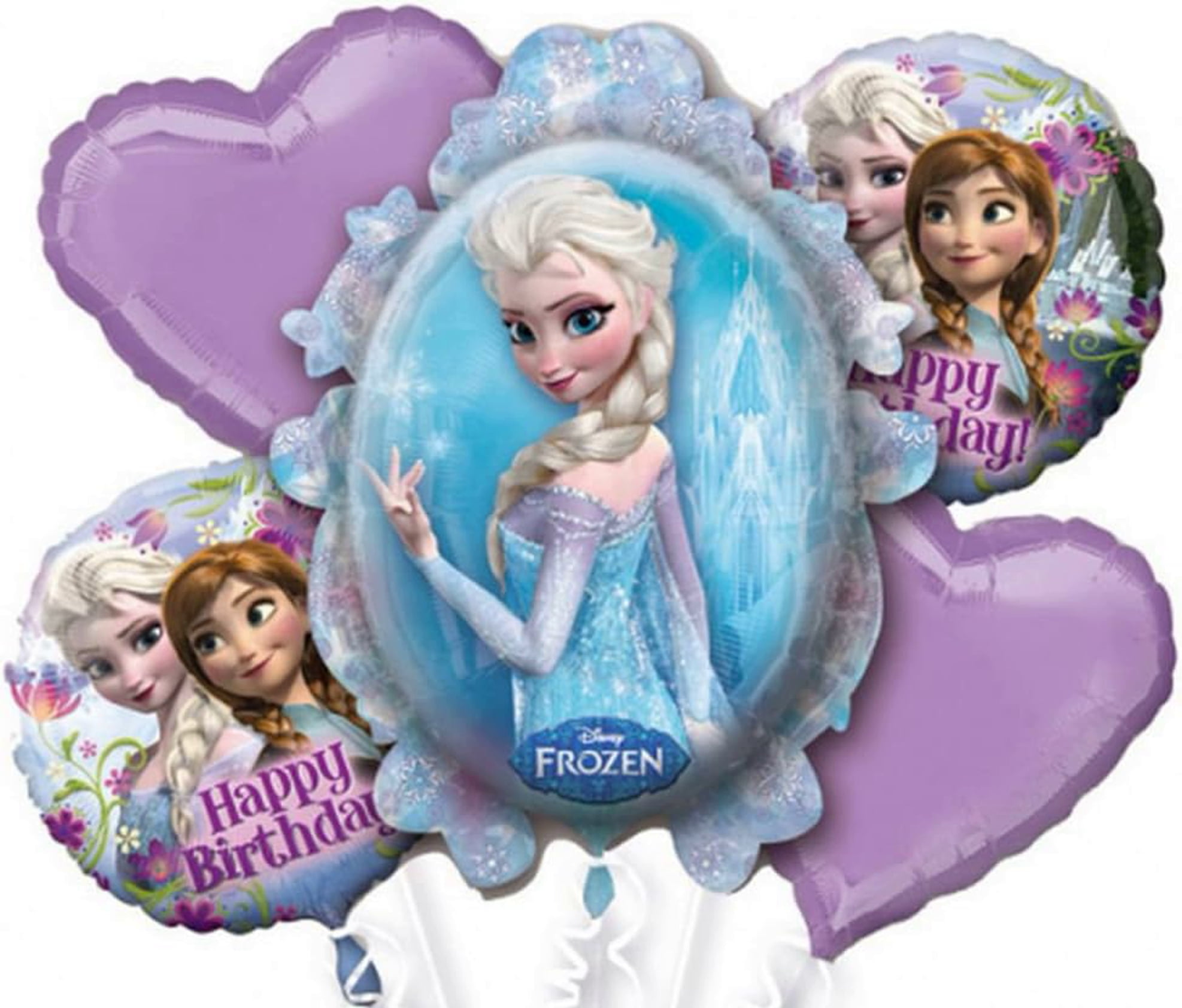Disney Frozen Balloon Bouquet (Each) - Party Supplies - Walmart.com