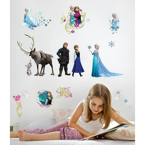 Disney's "Frozen" Movie Wall Decals w/Glitter - Walmart Business Supplies