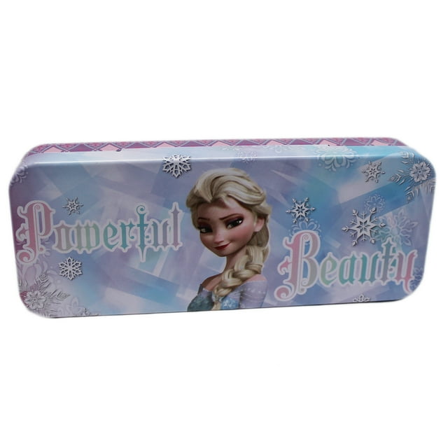 Disney's Frozen Pencil Case - Elsa Powerful Beauty Tin Pencil Box ...