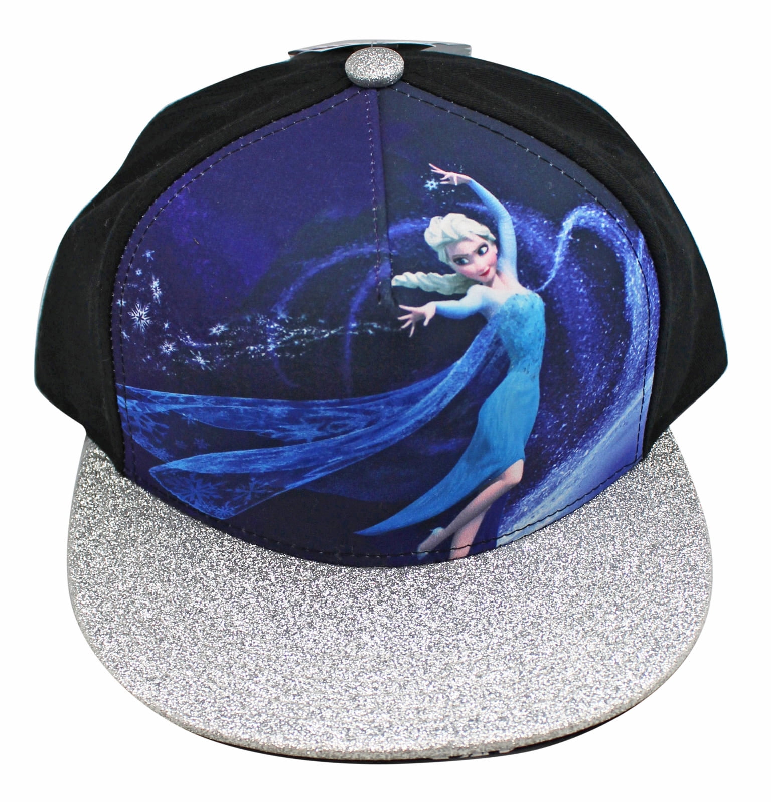 Disney's Frozen Princess Elsa Snapback Cap With Sparkly Bill - Walmart.com