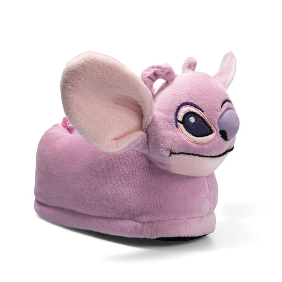 Disney's Girls Stitch and Angel 3D Character Slippers - Walmart.com