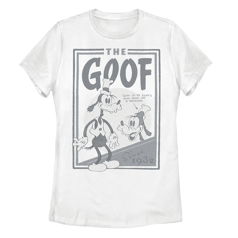 Disney's Goofy Juniors' Goof Since 1932 Retro Tee - Walmart.com
