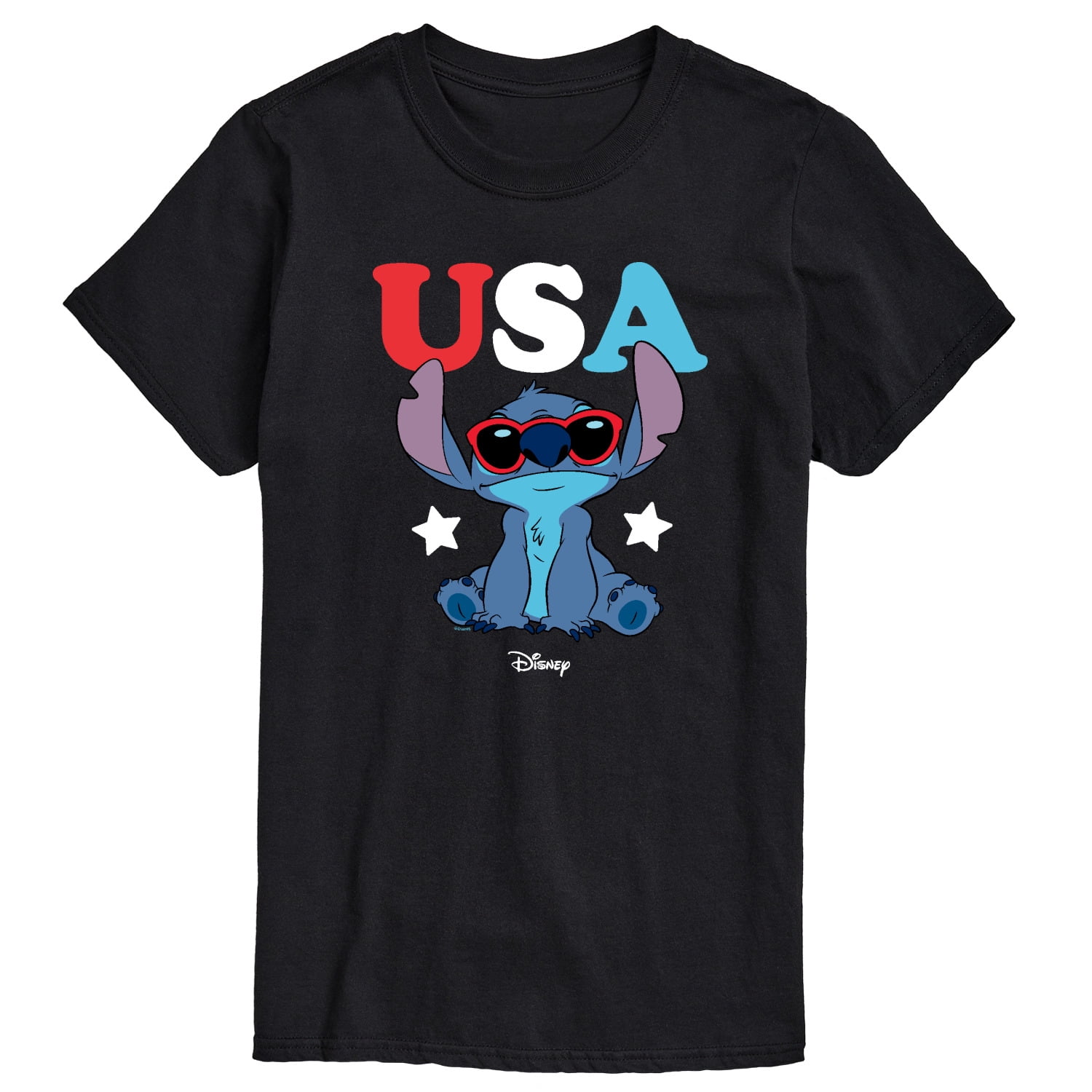 Lilo & Stitch - Stitch USA Sunglasses - Men's Short Sleeve Graphic T ...