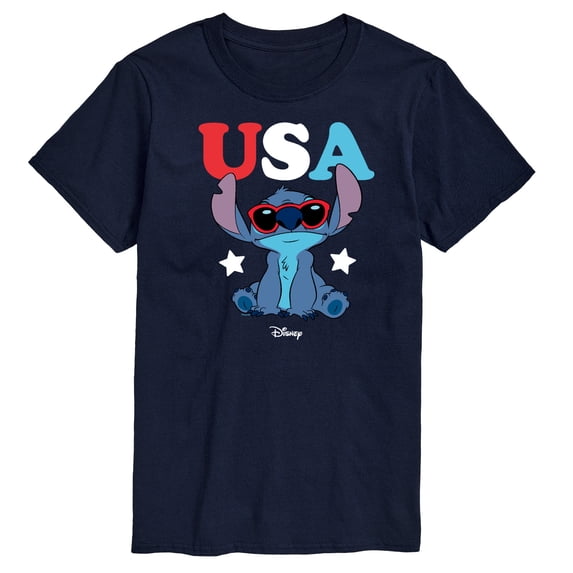 Lilo & Stitch - Stitch USA Sunglasses - Men's Short Sleeve Graphic T ...