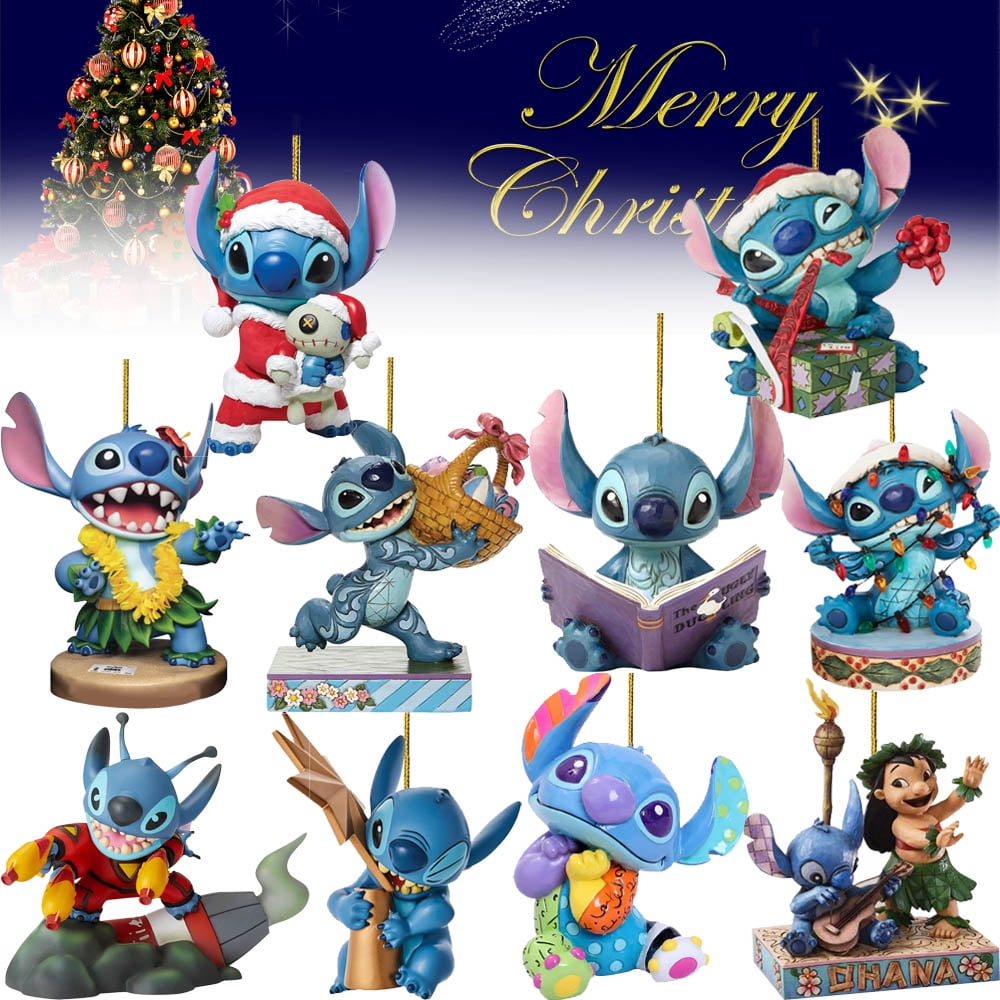 Disney's Lilo & Stitch Christmas Tree Decorations Family Car Backpack ...