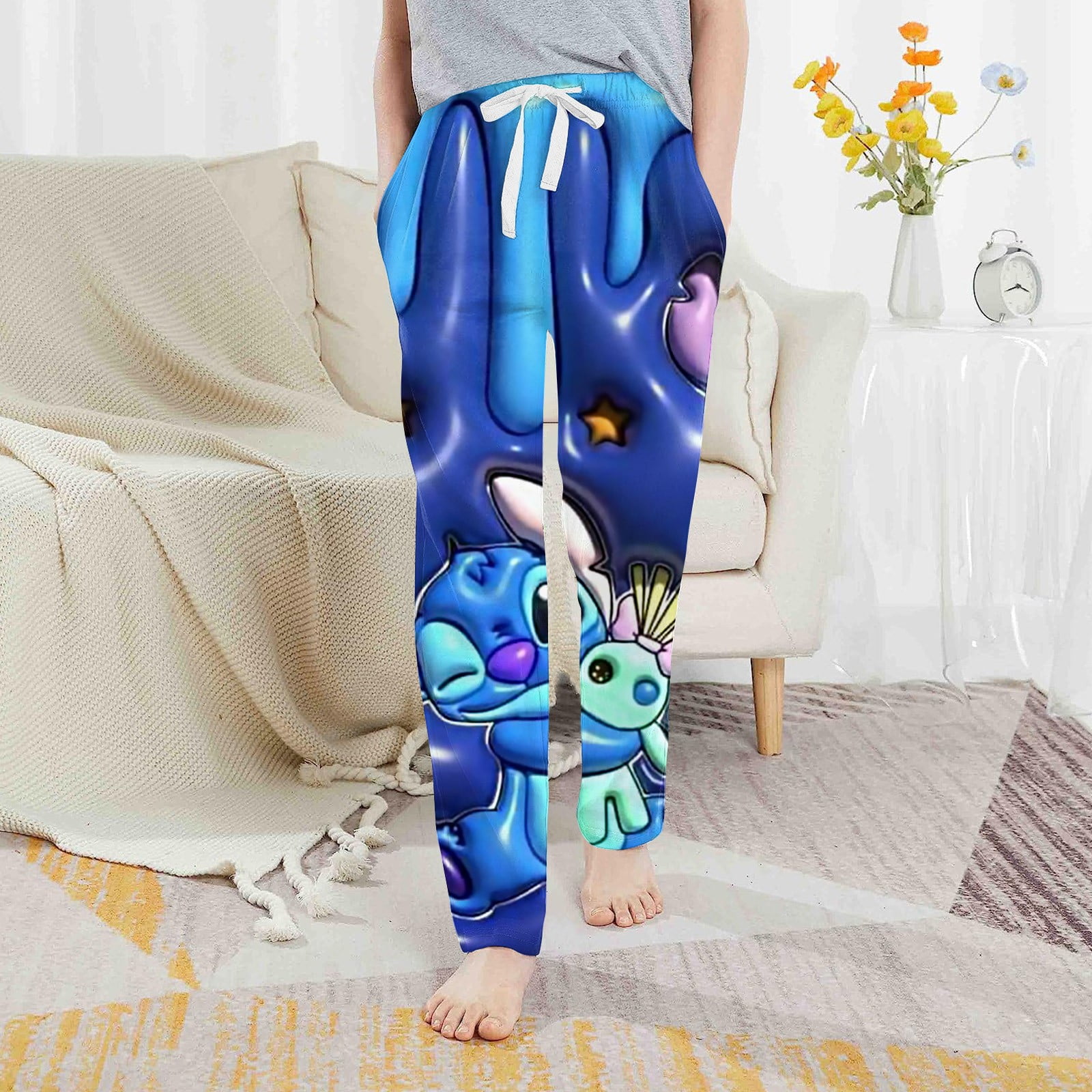 Disney's Lilo & Stitch Enchanted Pajama Pants Blue 160 - Walmart.com