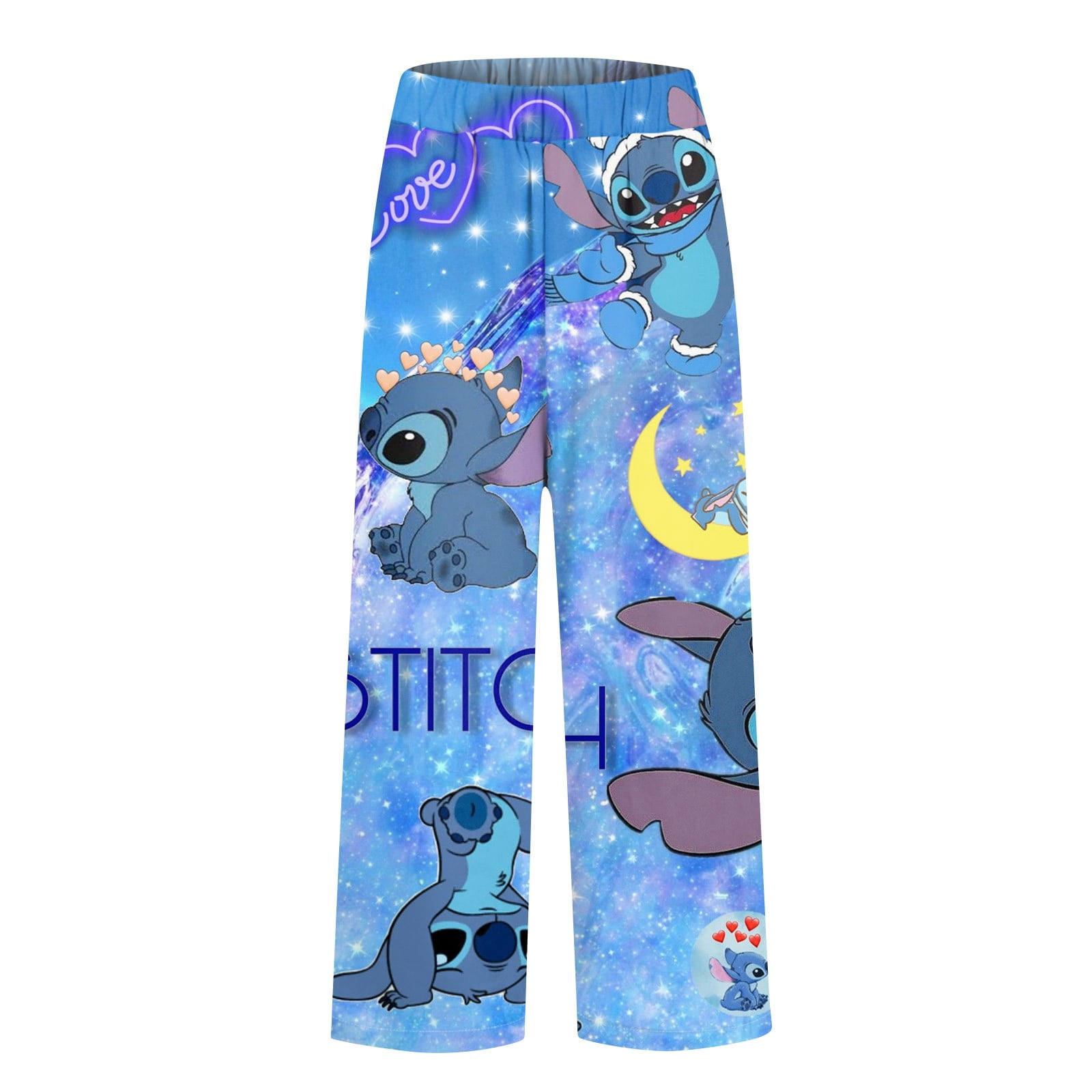 Disney's Lilo & Stitch Versatile Soft Cotton Pajama Pants Light Pink ...