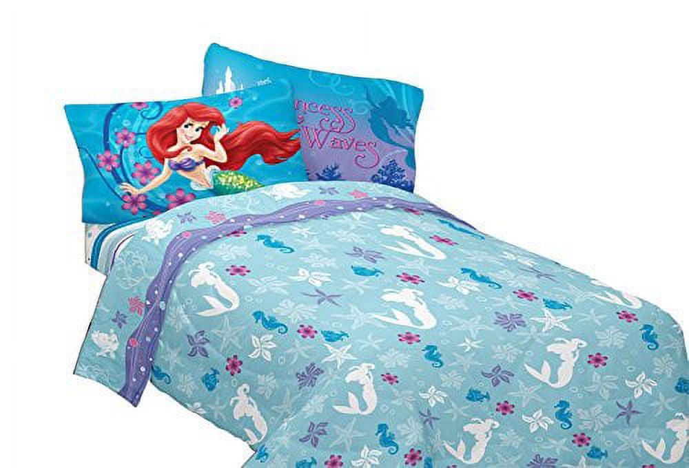 Disney's Little Mermaid Princess Sheet Set, Twin - Walmart.com