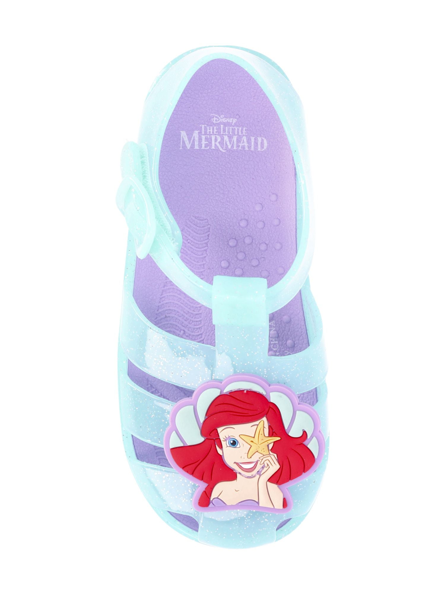 Disney's Little Mermaid Toddler Girls Jelly Sandal - Walmart.com