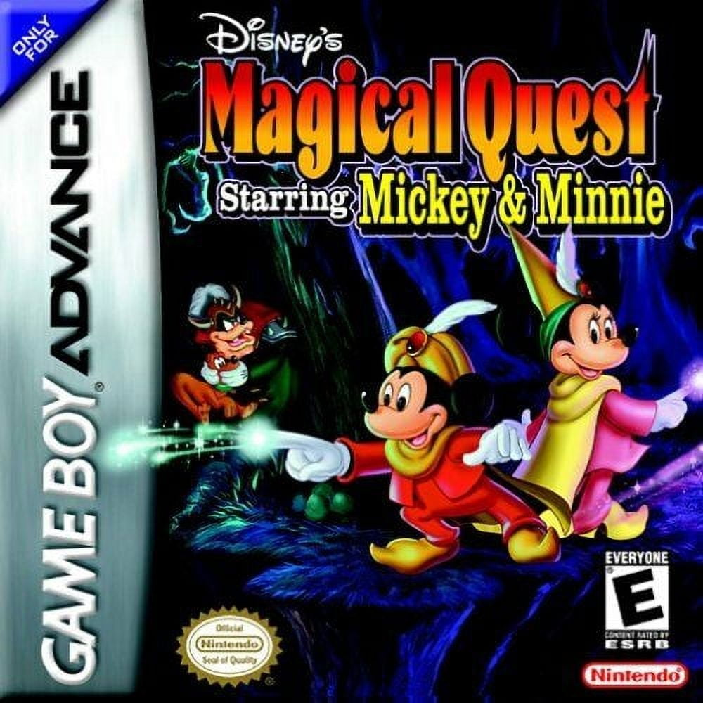 Pre-Owned Disney's Magical Quest Starring Mickey & Minnie - Nintendo Gameboy Advance GBA ...